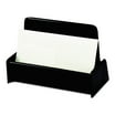 TELINDEX Desk Address Card File Holds 500 4 1/8 x 2 7/8 Cards, Graphite ...