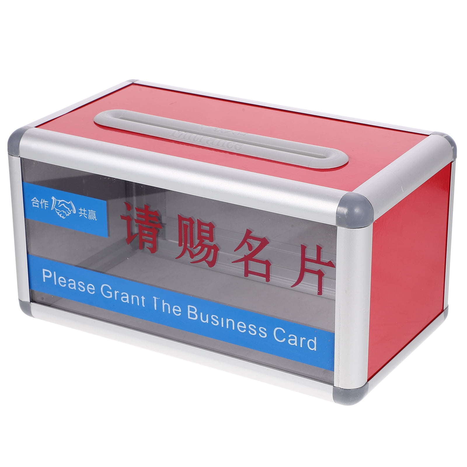 Business Card Holder Lock Business Card Organizer Name Card Box Card ...