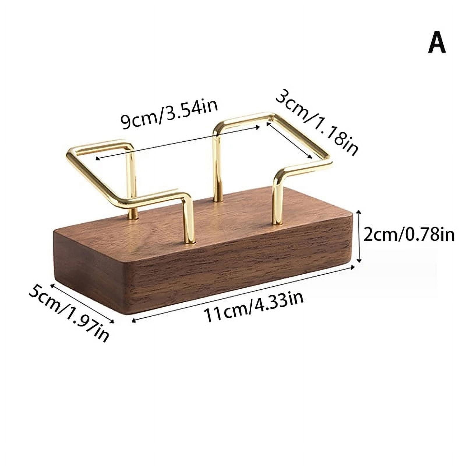 Business Card Holder Organizer Office Desk Display Stand Memo Counter ...