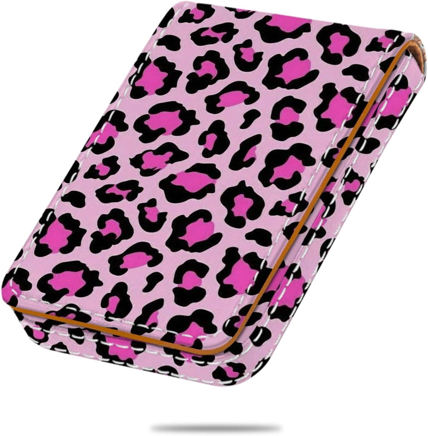 Business Card Holder, PU Leather Printing Business Card Case Pocket ...