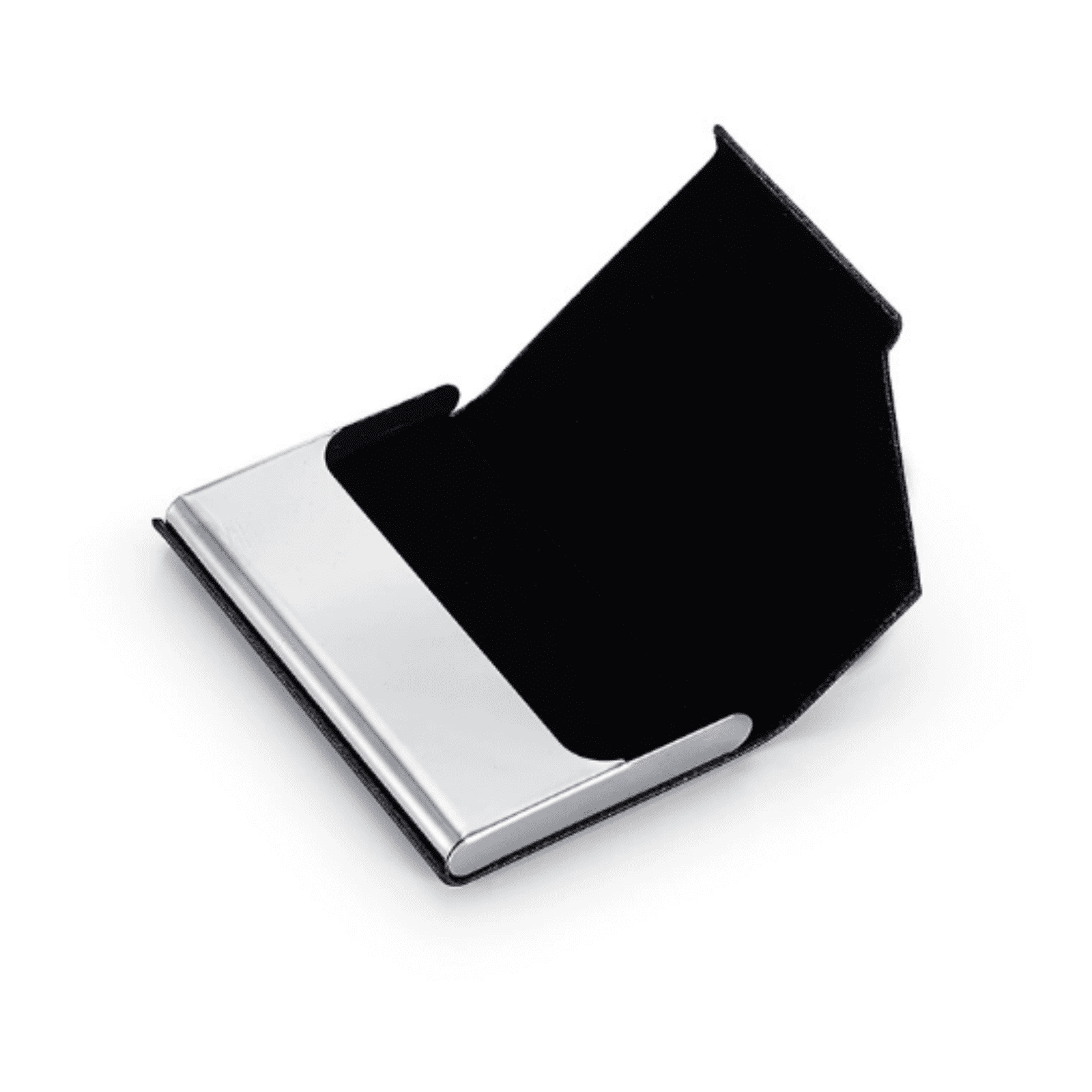 Business Card Holder,Pu Leather & Metal Business Card Case,Slim Name ...