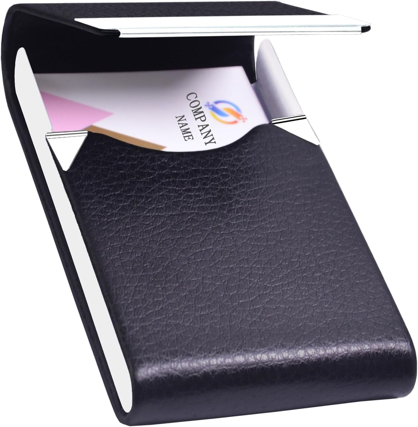 Business Card Holder with Slim Design,Business Card Case with PU ...