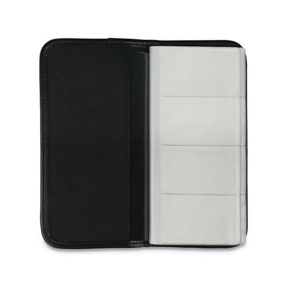 Business Card Holder Vinyl, Black, 4 3/4 x 10 1/8 - Walmart.com