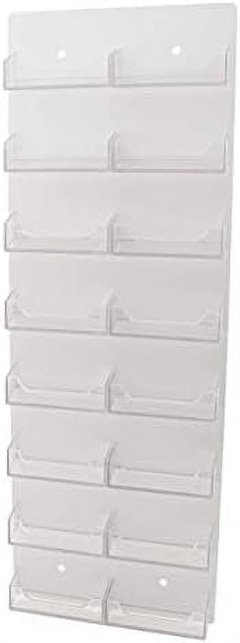 Business Card Holder Wall Mount 16 Pockets Organizers Pack Of 2 Multi ...