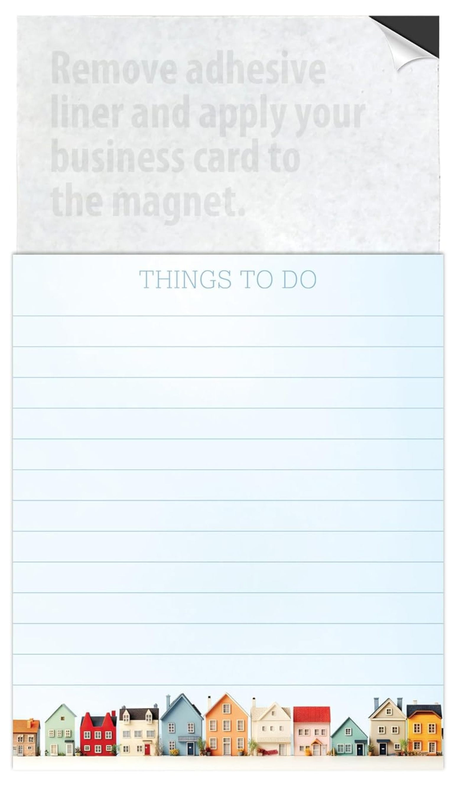 Business Card Magnet Notepads and Designer Envelopes, Peel and Stick ...