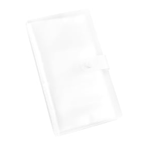 SLYNSHome Business Card Book Holder Organizer,Leather Cover,Holds 120 ...