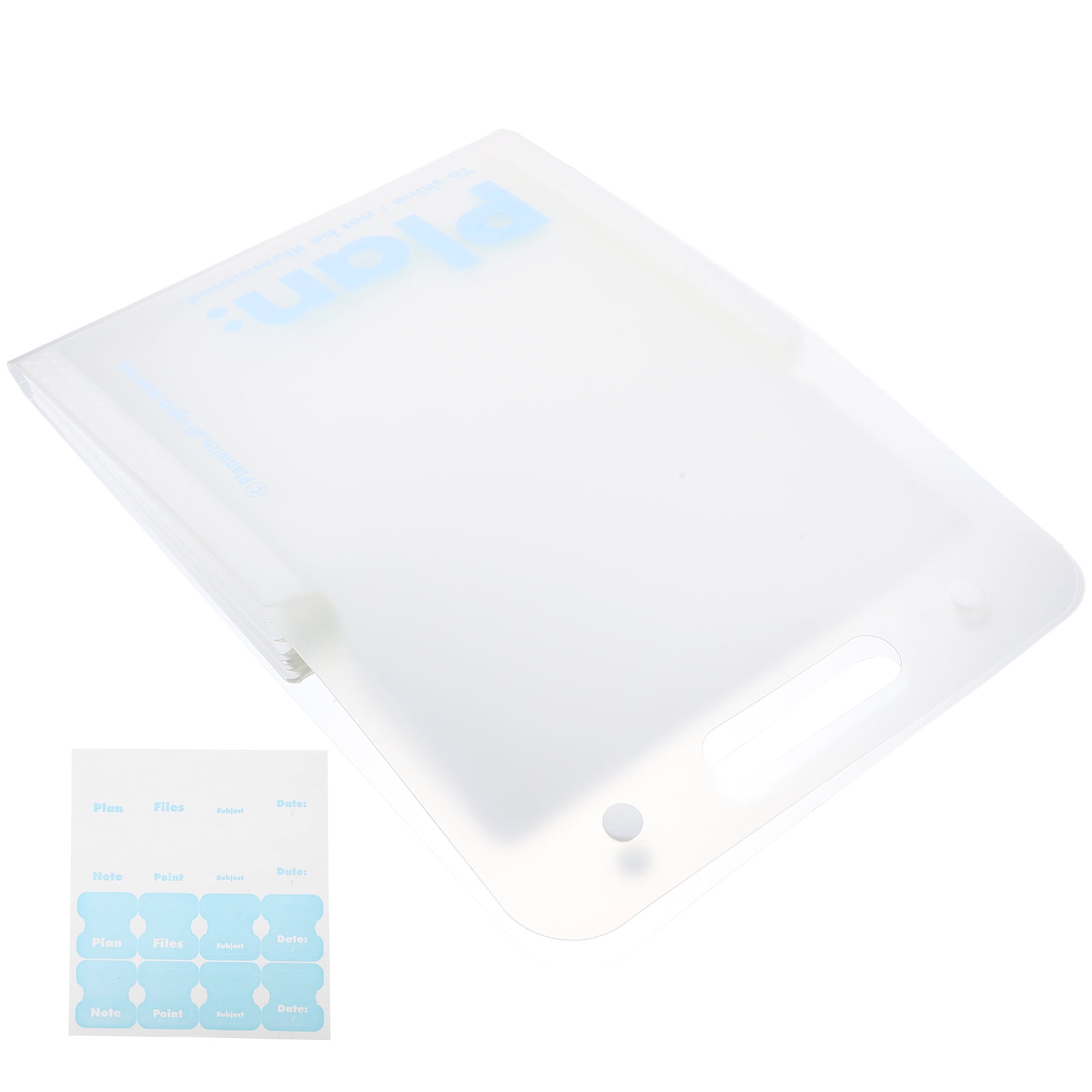 RUNROTOO Expandable Folders For Documents PP Waterproof 1Pcs 14.2X9.4X0 ...