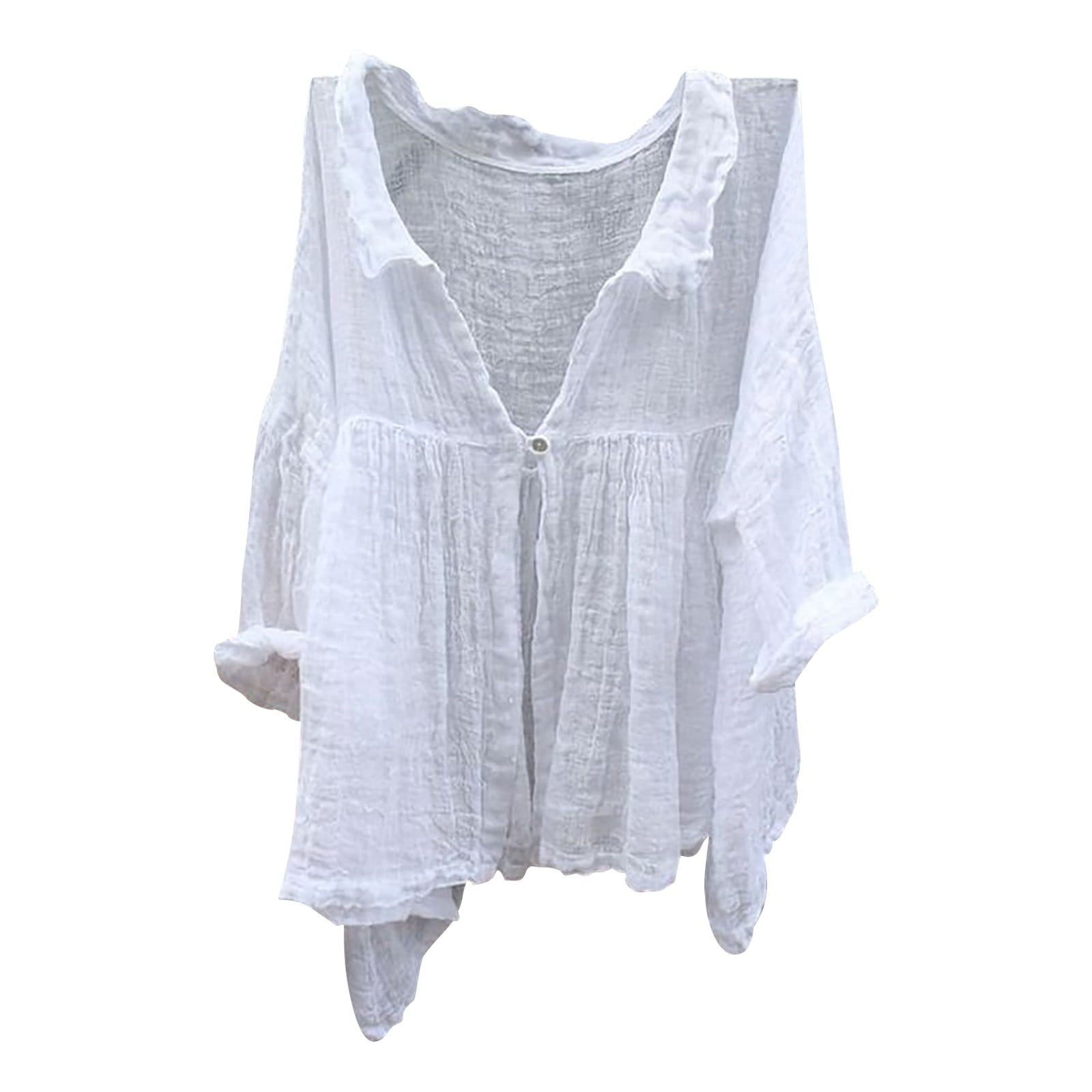 Business Casual Outfits for Women Casual Solid Color Lapel Single ...