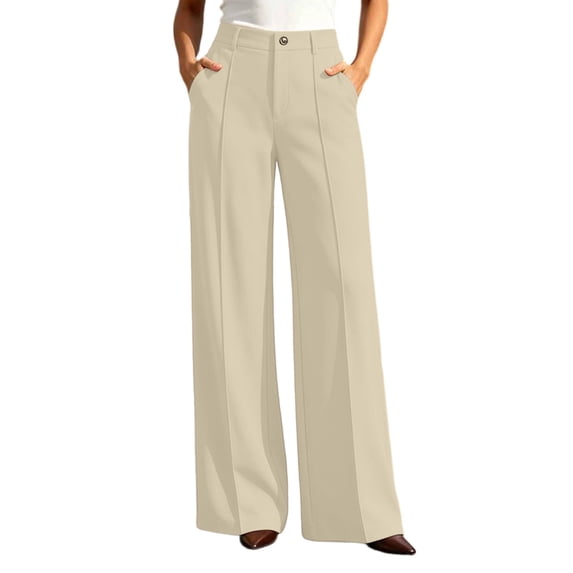 Business Casual Pants for Women High Waisted Wide Leg Pants Work ...