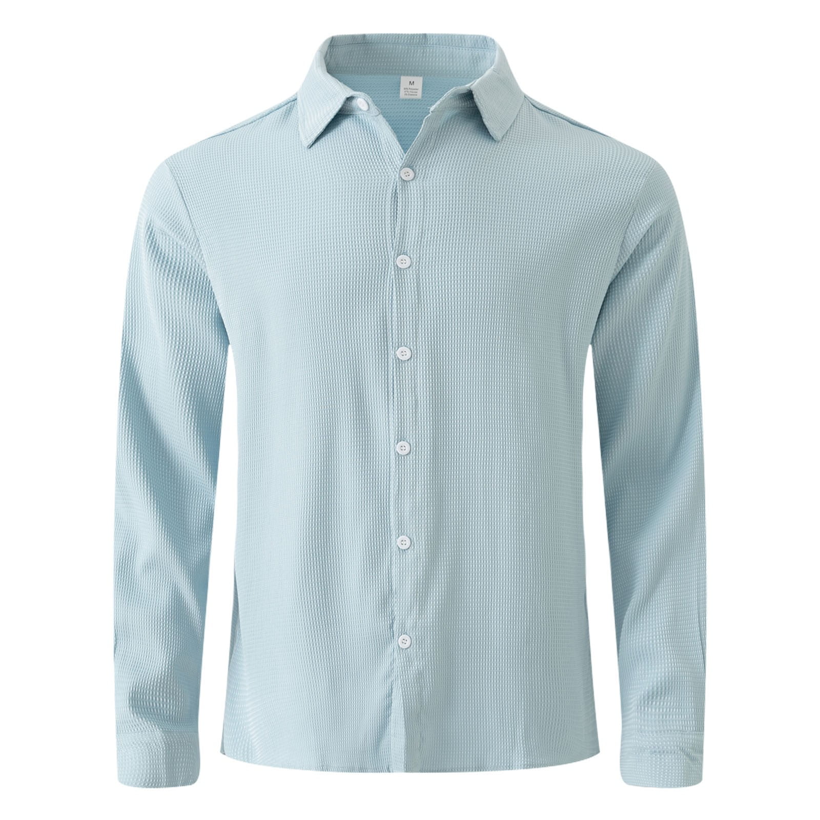 Business Casual Shirts for Men Long Sleeve Tshirts Shirt Button-Down ...