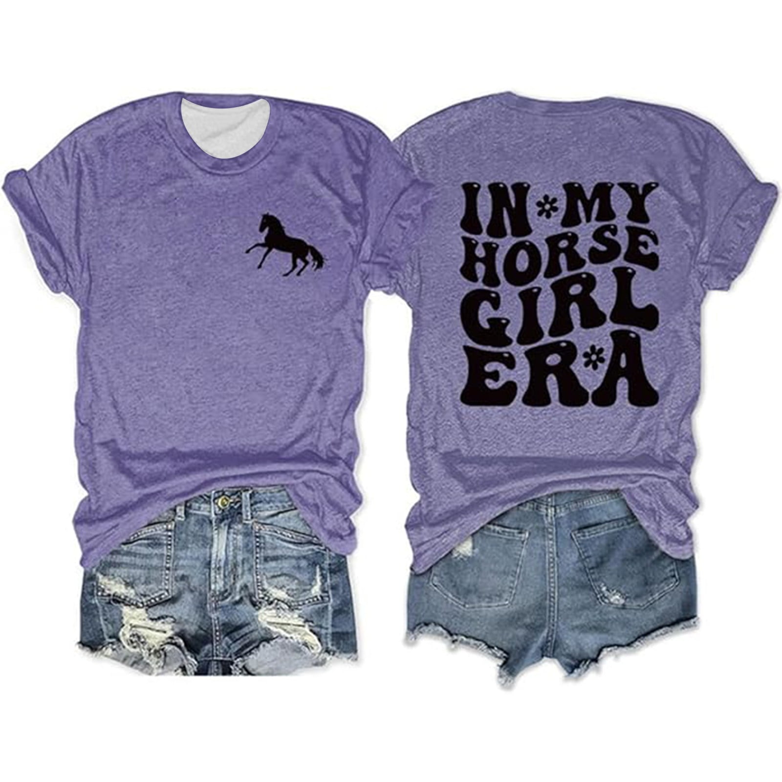 Business Casual Tee for Womens Short Sleeve Graphic Print Crewneck ...