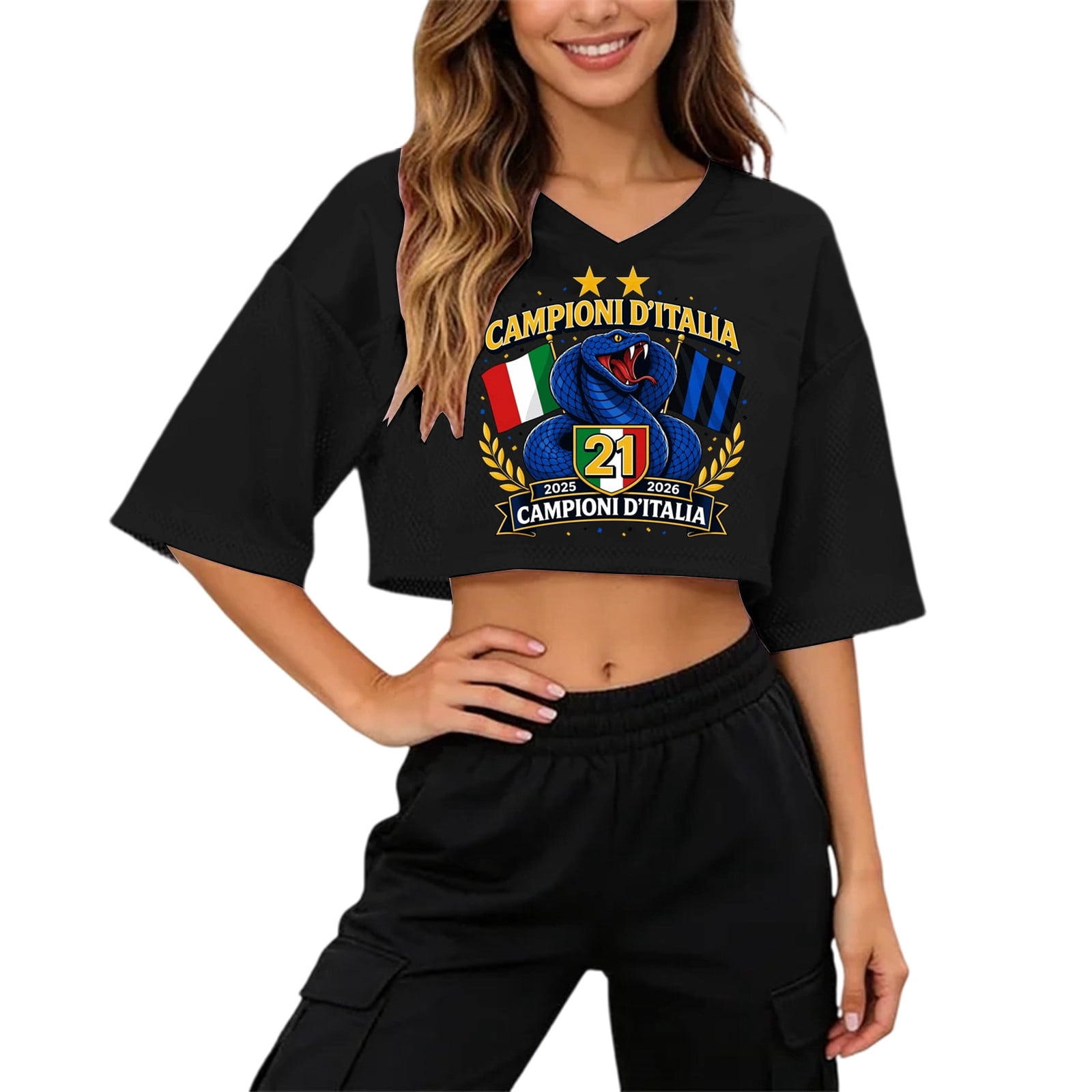 Business Casual Top Women Cropped Neck Short Sleeve Slim Fit Ladies ...