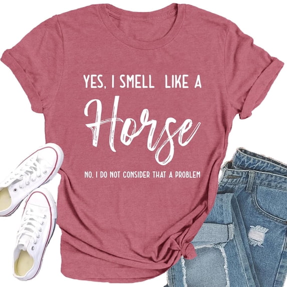 Business Casual Top Women Letter Print Fashion Colored Short Sleeved ...