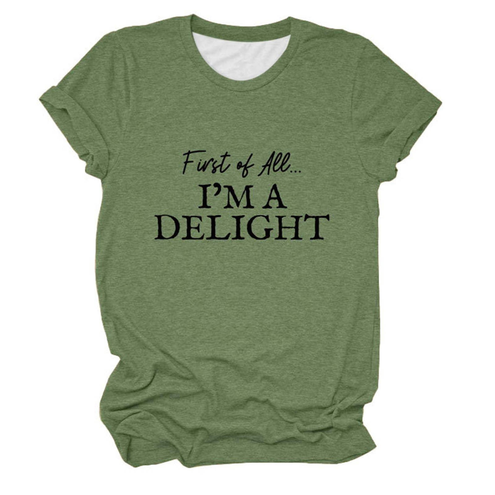 Business Casual Top Women Printed Round Neck Short Sleeve Lightweight ...