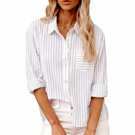 Business Casual Tops for Women, Yigetop Women's Casual Collared office ...