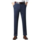 Business Casual Wrinkle Resistant Dress Pants Stretch Fabric Slim Fit ...