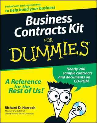 Pre-Owned Business Contracts Kit for Dummies [With CDROM] (Paperback ...