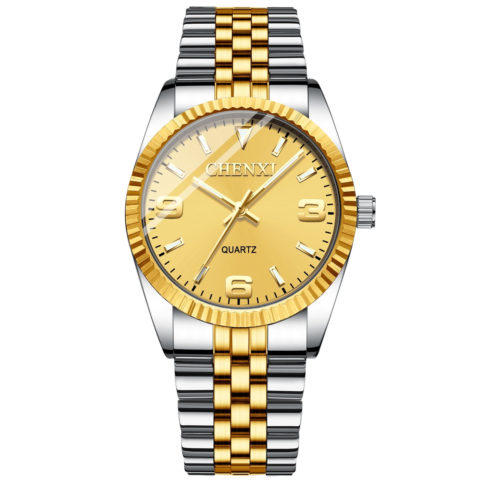 Business Couple Watch Classic Quartz Disc Watch Multi-Functional ...