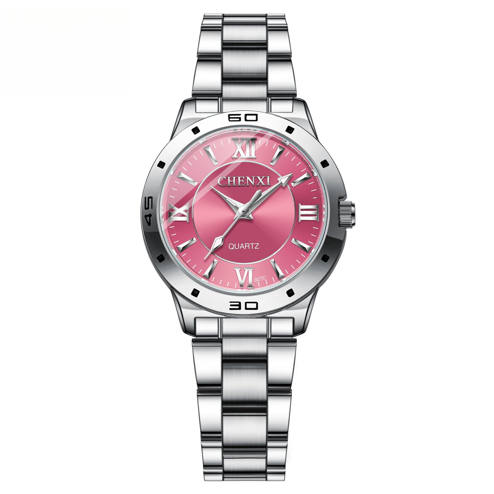 Business Couple Watch Waterproof Couple Watch LED Light Easy Read Dial ...