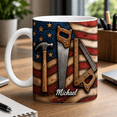 Business Dad Custom Mug, Personalized Accent Mug for Father’s Day ...