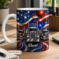 Business Dad Custom Mug, Personalized Accent Mug for Father’s Day ...