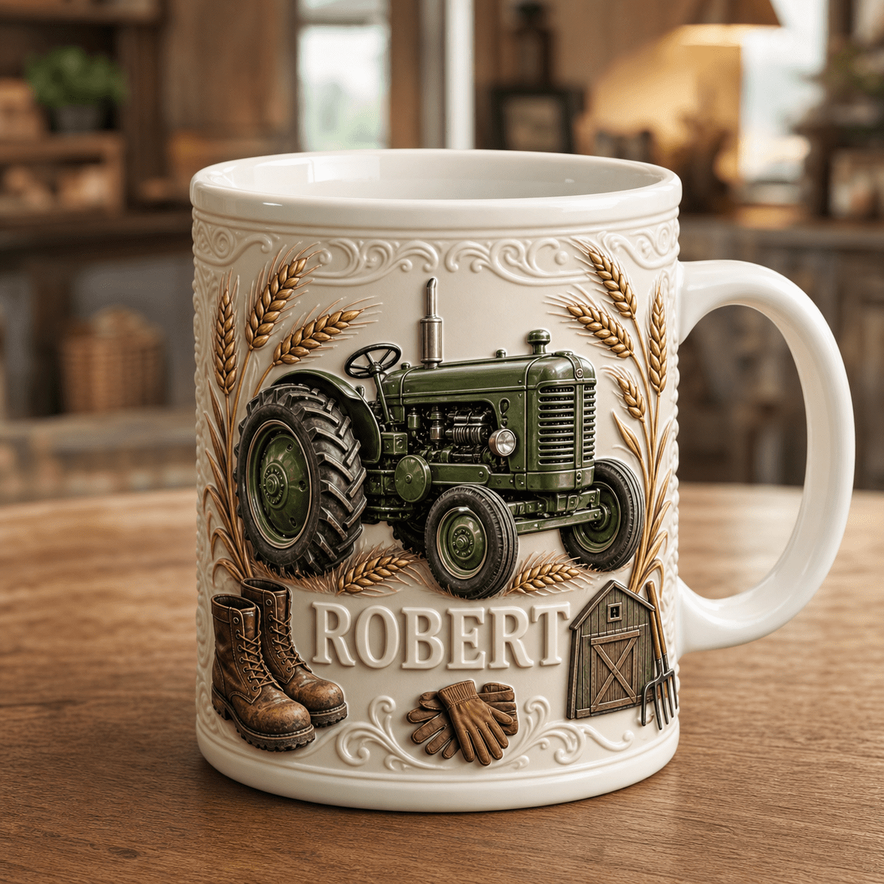 Business Dad Custom Mug, Personalized Accent Mug for Father’s Day ...