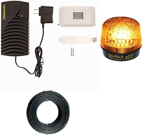 Business Door Entry Chime with Flashing Strobe | Easy to Install Long ...