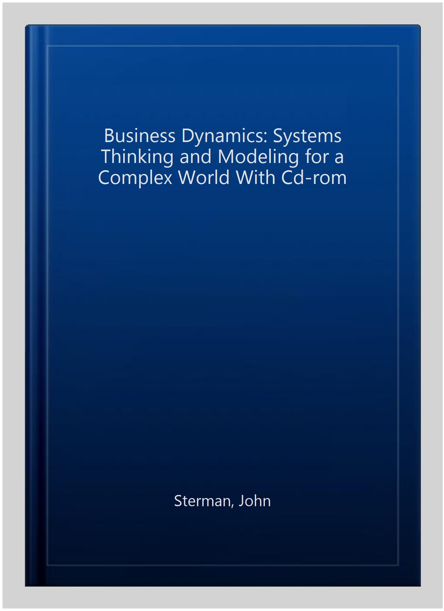 Business Dynamics: Systems Thinking and Modeling for a Comp - Walmart.com