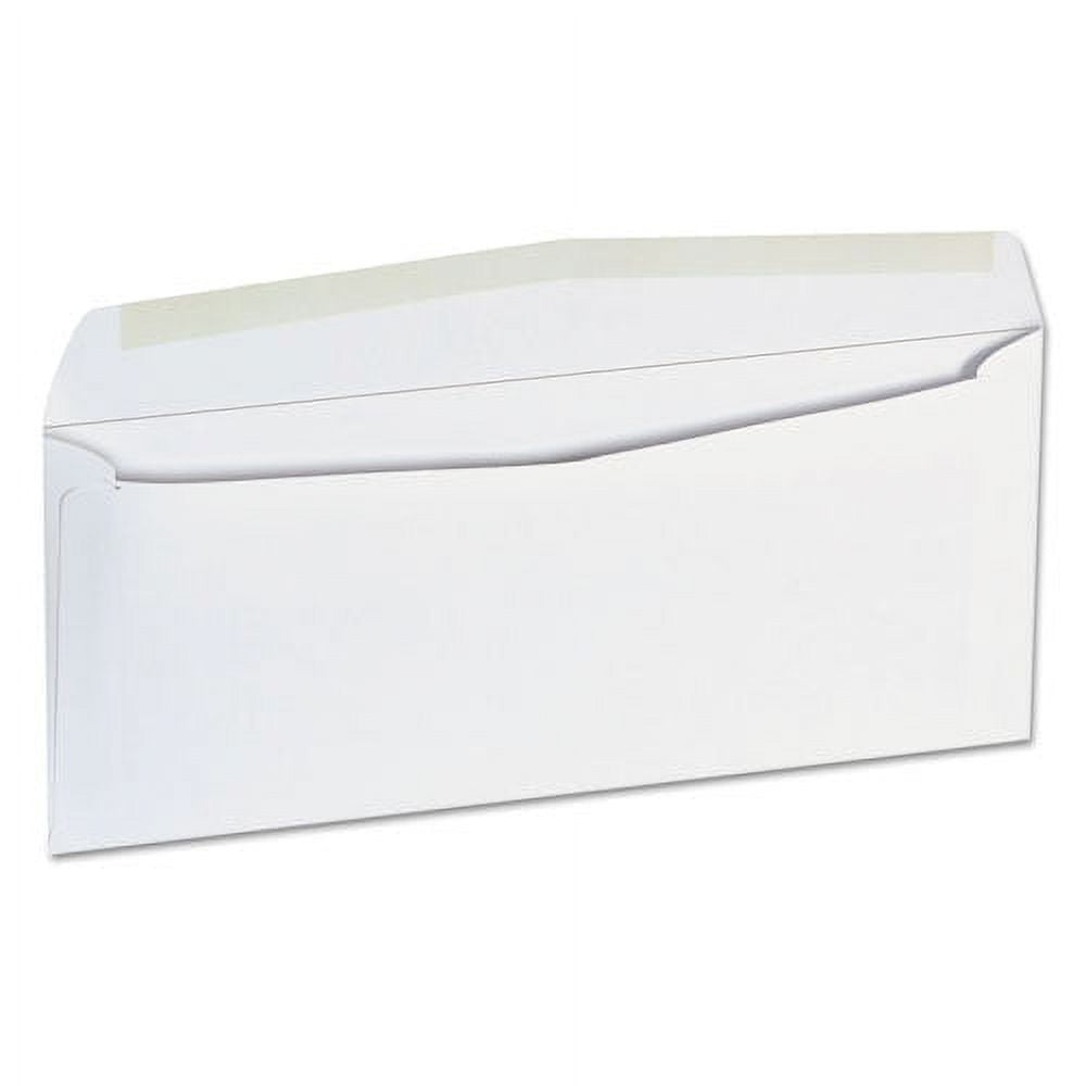 Business Envelope, #9, Square Flap, Gummed Closure, 3.88 X 8.88, White ...