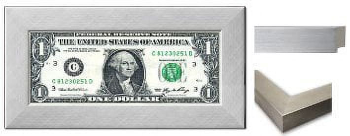 Business First Dollar Frame - Stainless Steel Wood - Walmart.com