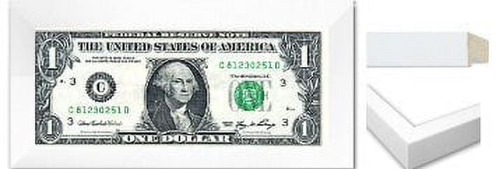 Business First Dollar Frame - White Wood - Walmart.com