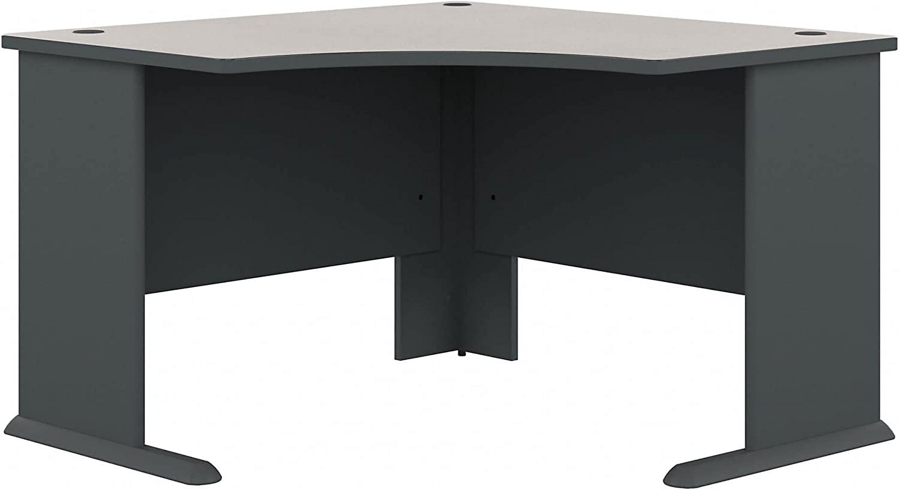 Business Furniture Series A 48W Corner Desk in Slate and White Spectrum ...