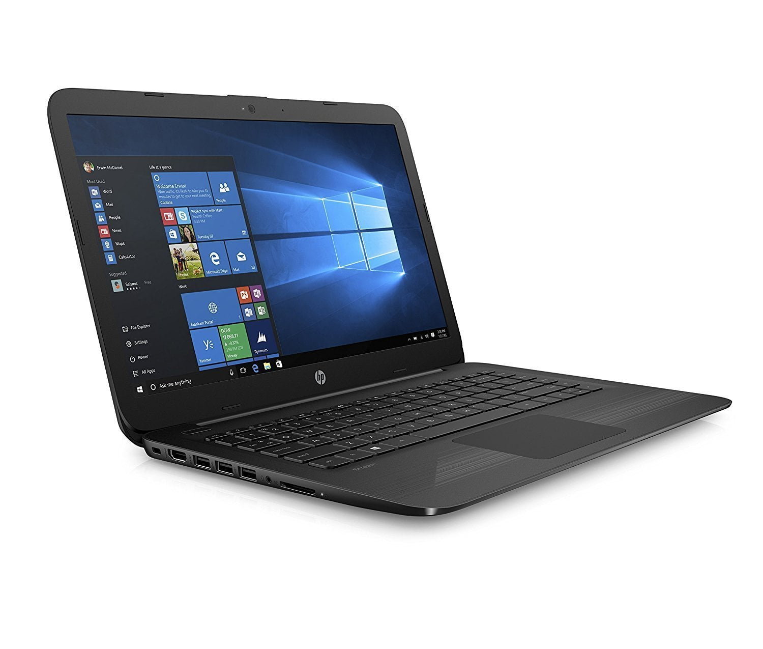 Business HP Stream Laptop PC with 1-Year Office 14" HD WLED-backlit ...