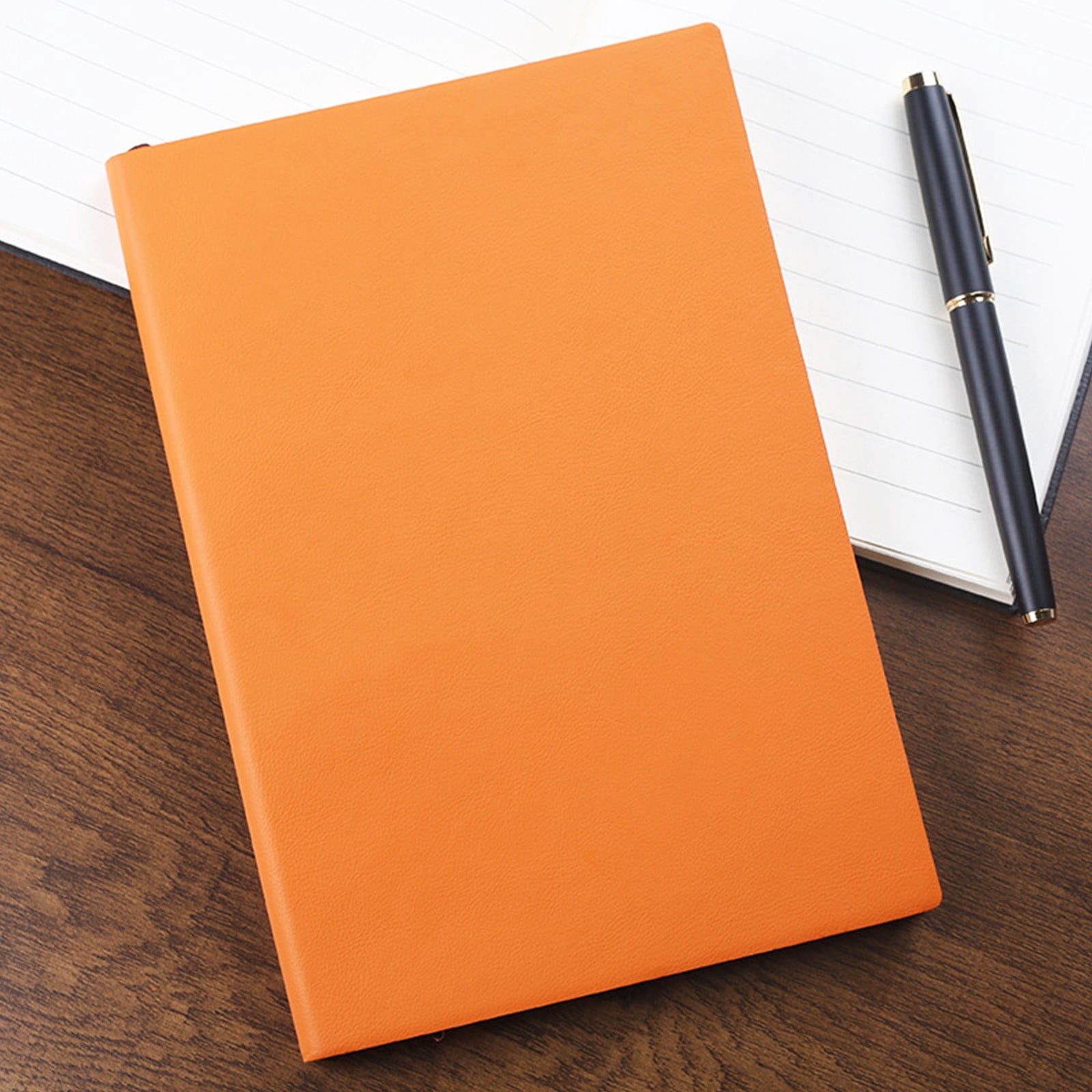 Business & Hardcover Notebook - A5 Faux Leather Journal, Thick No-Bleed ...