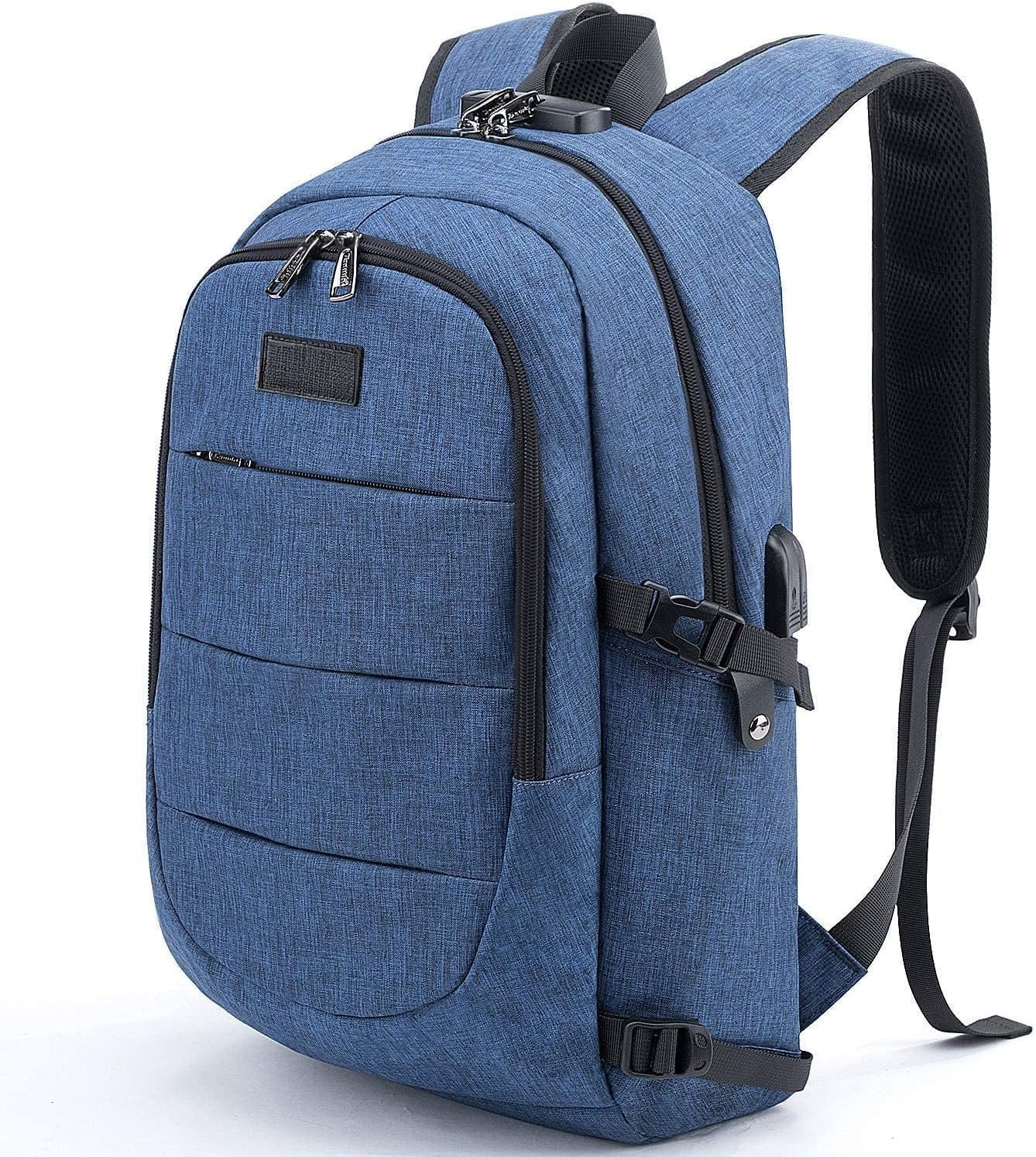 Business Laptop Backpack Anti- Backpack with USB Port and Lock 15.6 ...