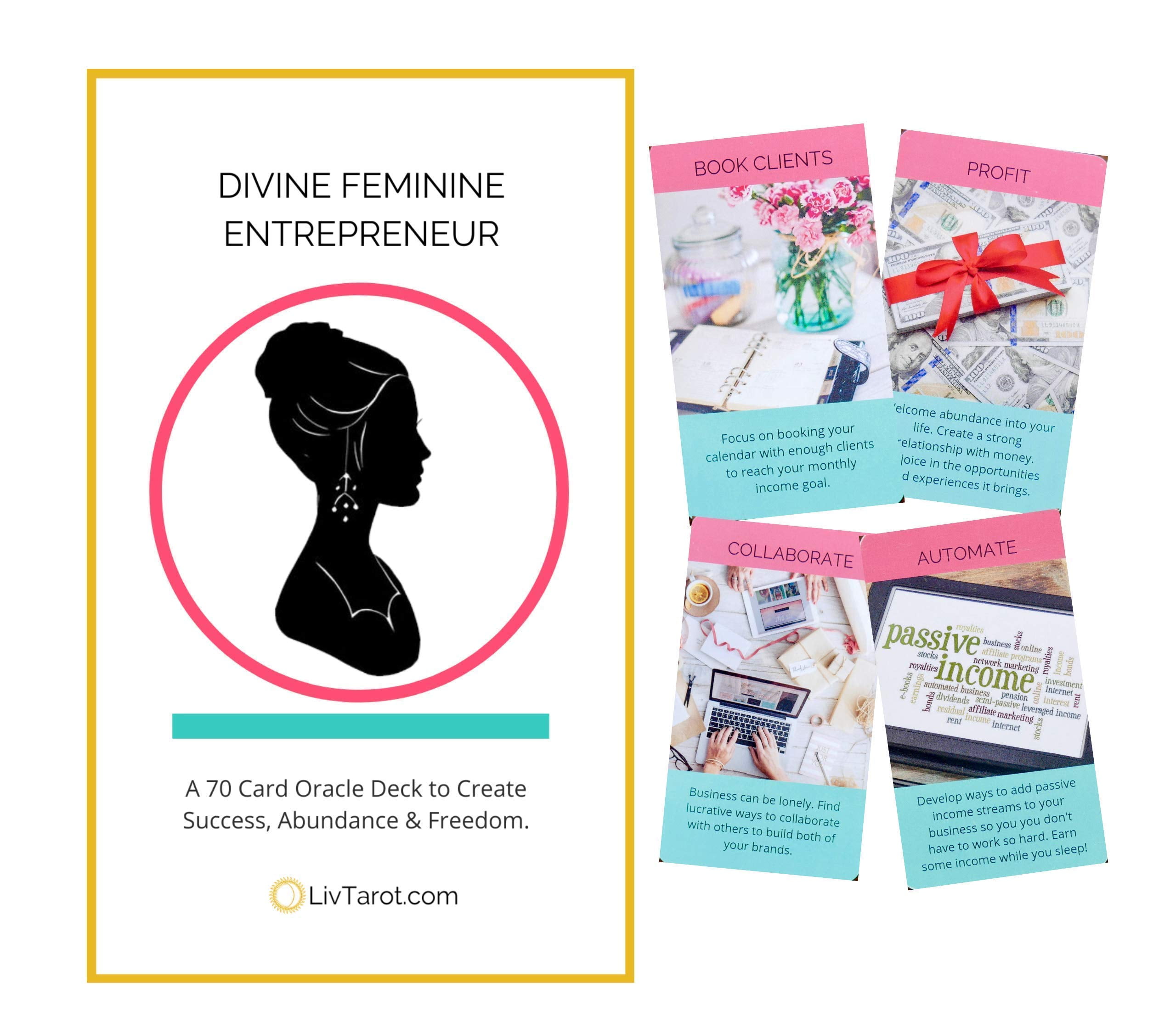 Business and Money Oracle Cards. Divine Feminine Entrepreneur Oracle ...