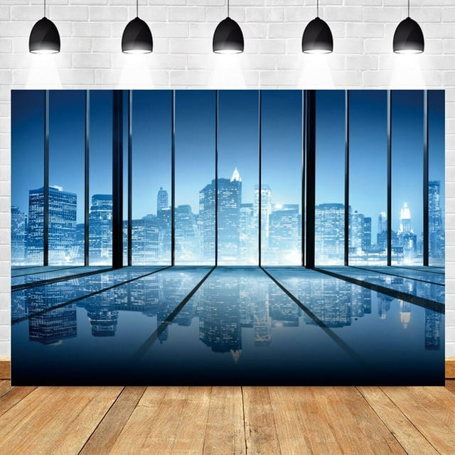 Business Office Sash Window Backdrop French Window Photography ...