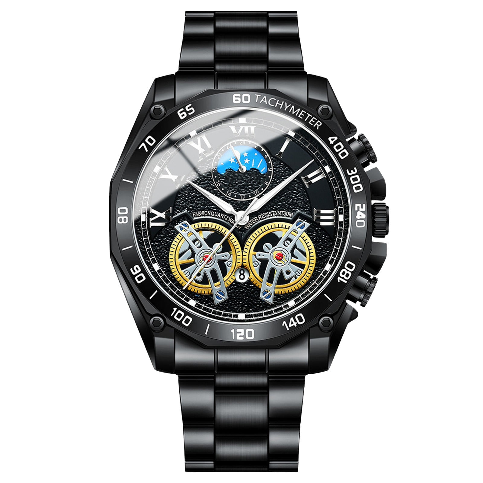 Business Quartz Watch For Men Metallic Craftsmanship High Tech ...