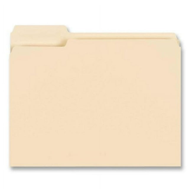 Business Source 1/3 Cut Tab File Folders - Walmart.com
