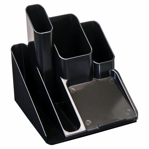 Business Source 11877 5-Compartment Desk Organizer, 6 X 6 X 6 ...