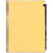 Business Source A-Z Tab Table of Contents Index Dividers - Printed Tab ...
