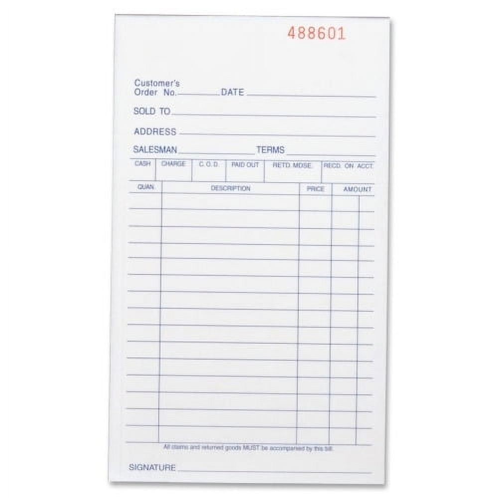 Business Source All-purpose Carbonless Triplicate Forms 50 Sheet(s) - 3 ...