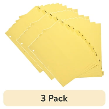 Business Source, BSN16488, Unpunched Index Dividers Set, 25 / Box ...