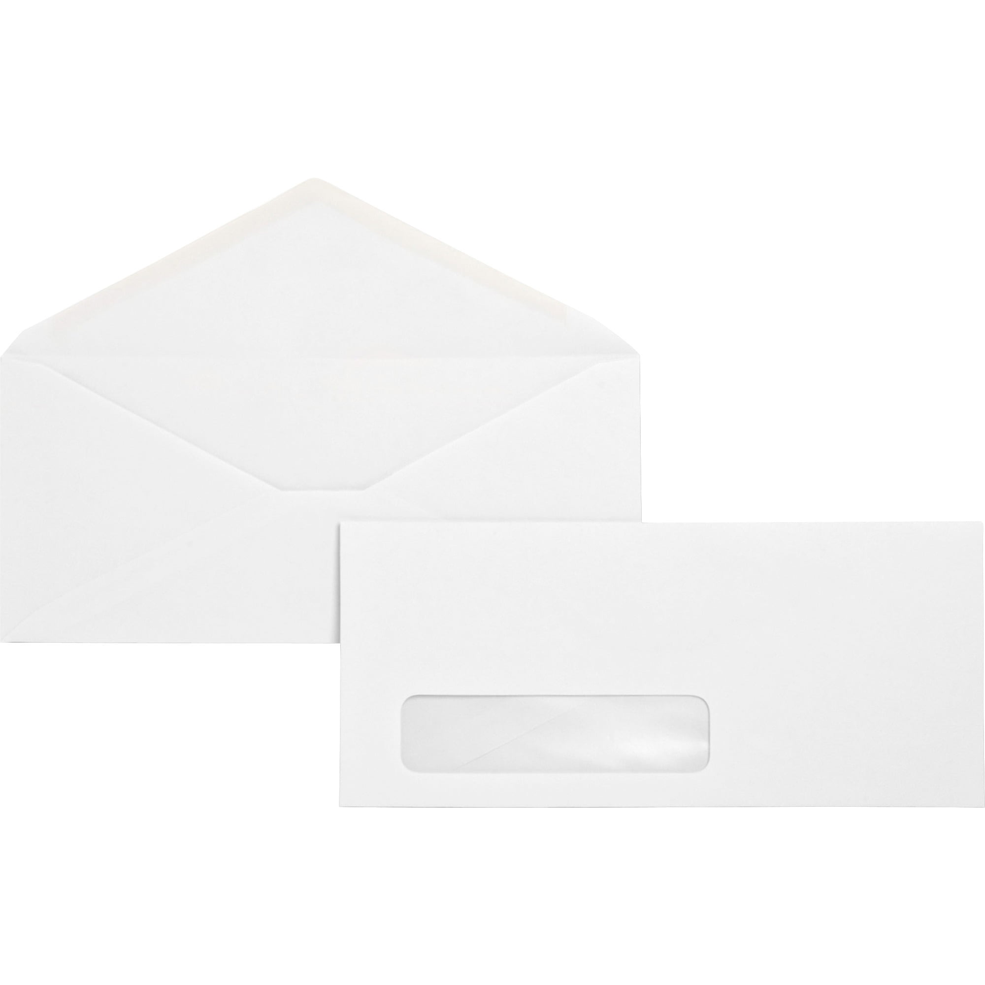 Business Source, BSN04468, No. 10 Diagonal Seam Window Envelopes, 500 ...