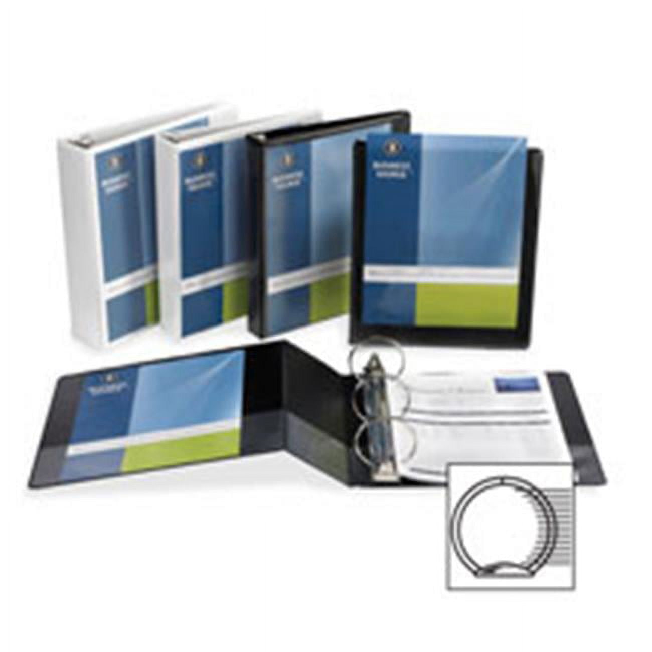Business Source BSN09981BD Standard View Binders - White - Walmart.com