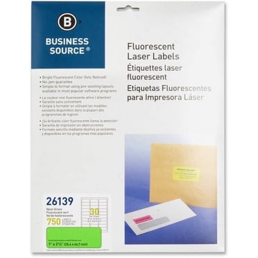 Business Source Bright White Premium-Quality Address Labels - Walmart.com