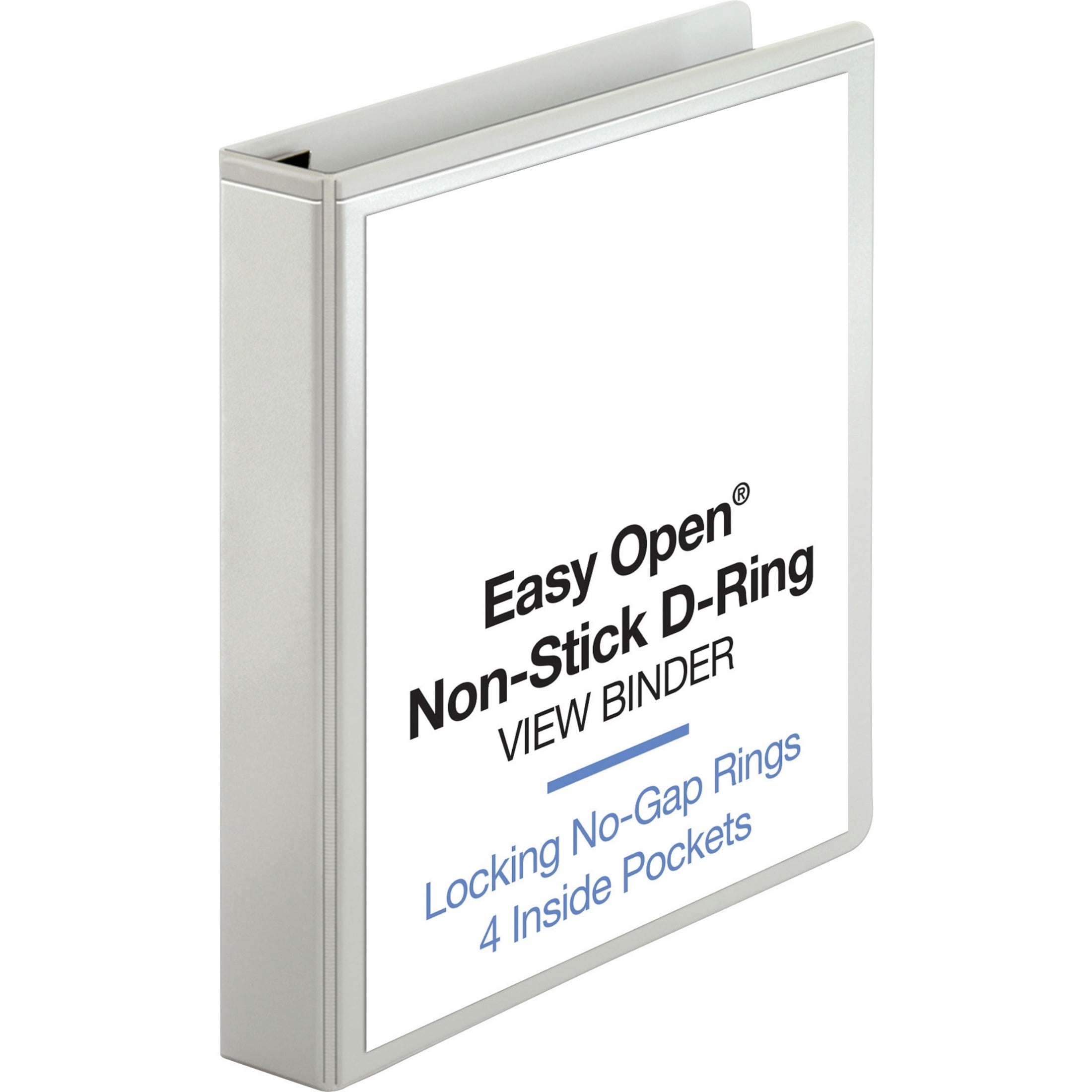 Business Source, BSN26957, Locking D-Ring View Binder, 1 Each, White ...