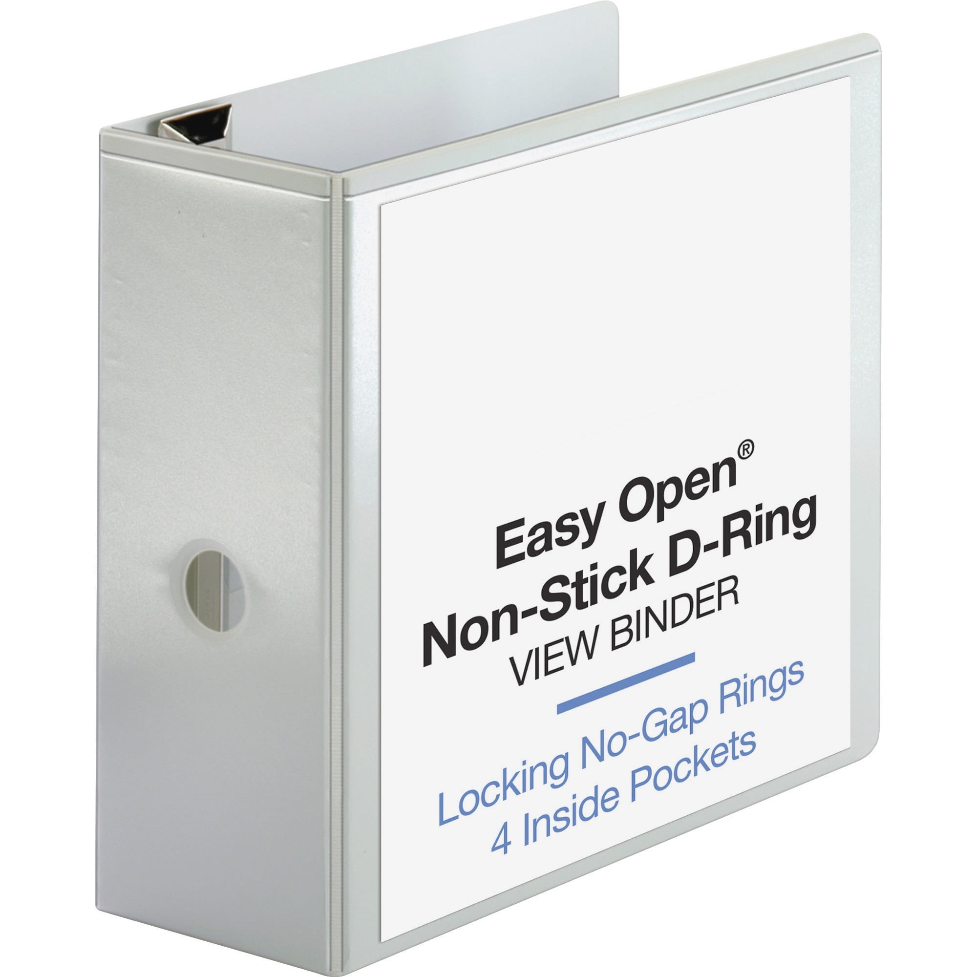 Business Source, BSN26965, Locking D-Ring View Binder, 1 Each, White ...