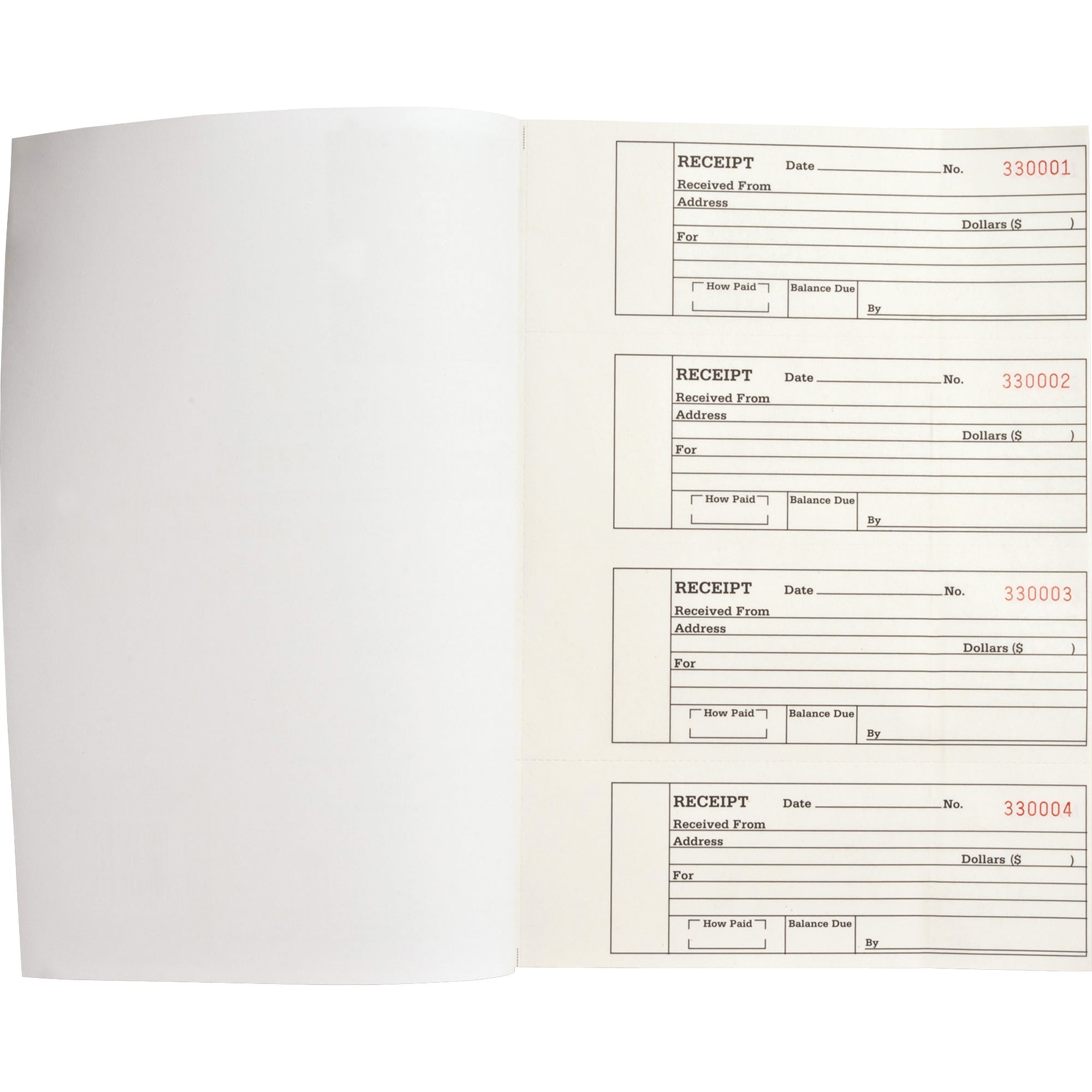 Business Source, BSN39558, 2-part Receipt Book, 1 Each, Yellow ...