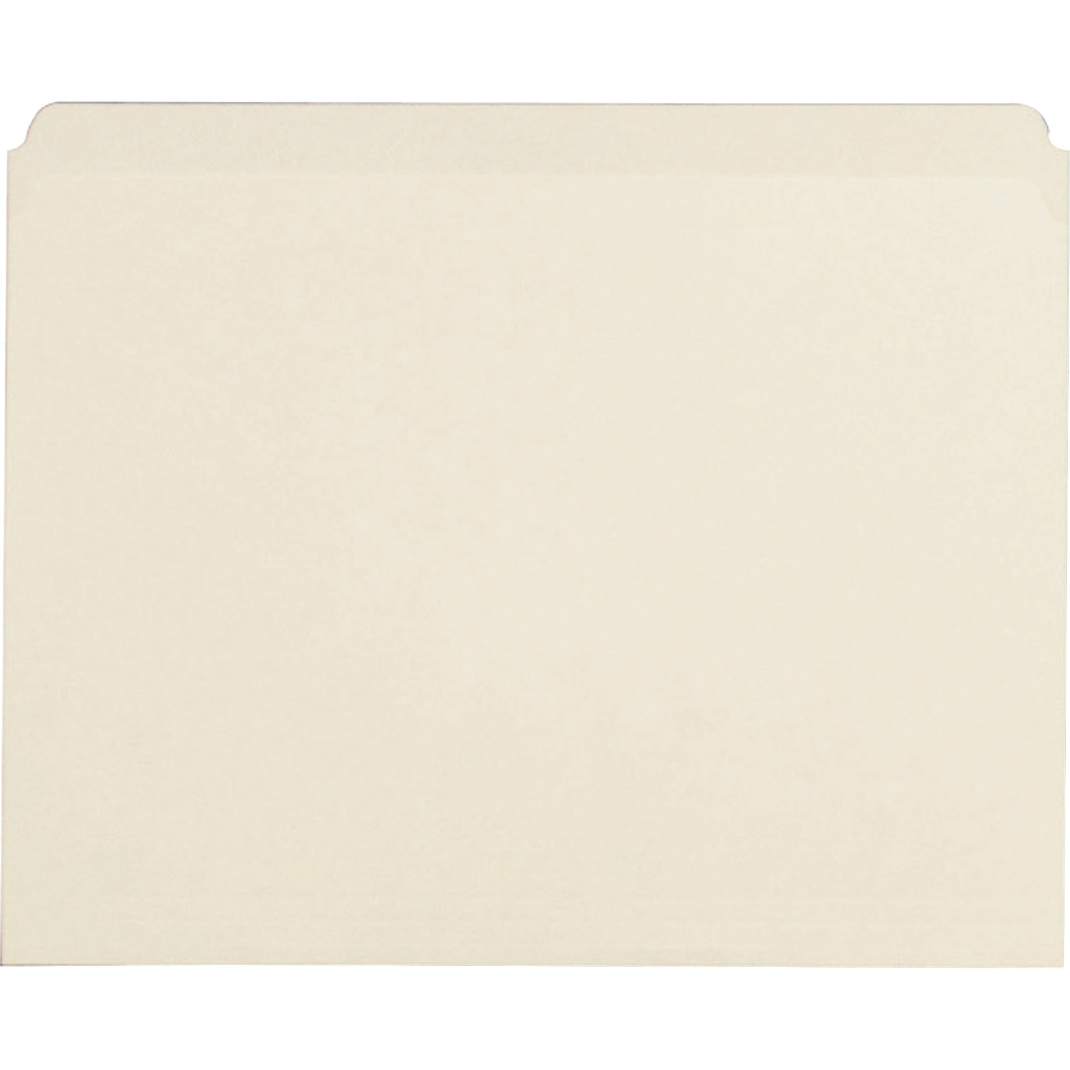 Business Source, BSN43565, Straight Cut 1-ply Letter-size File Folders ...